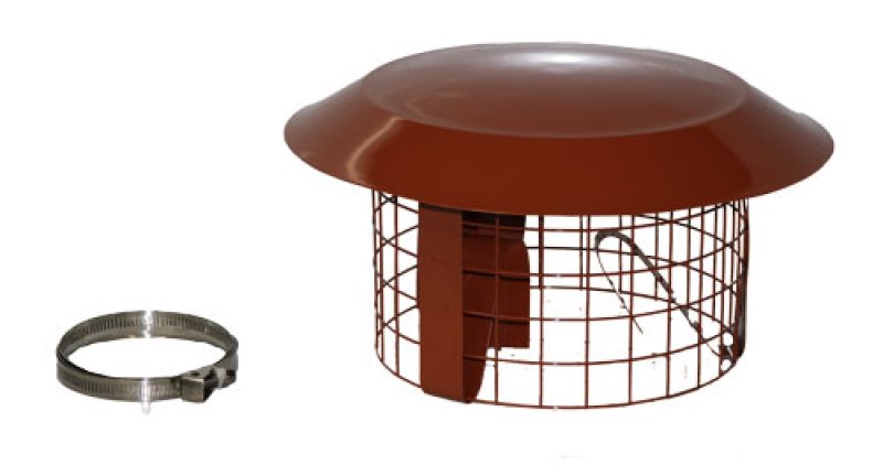 Multi Fuel Bird Guard - Terracotta : Specflue