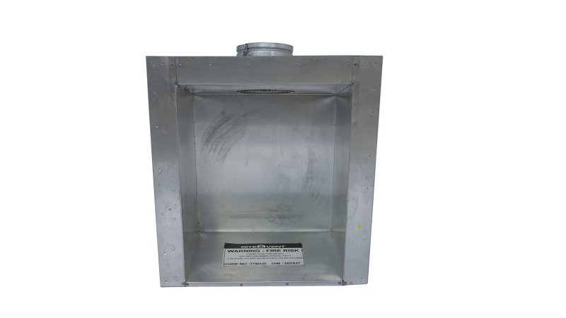 Rite Vent Flue Box GF Double Skin With 125mm Gas Flex Spigot : Specflue